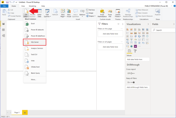 Usar Power BI con SQL Server on premise - DATOPTIM