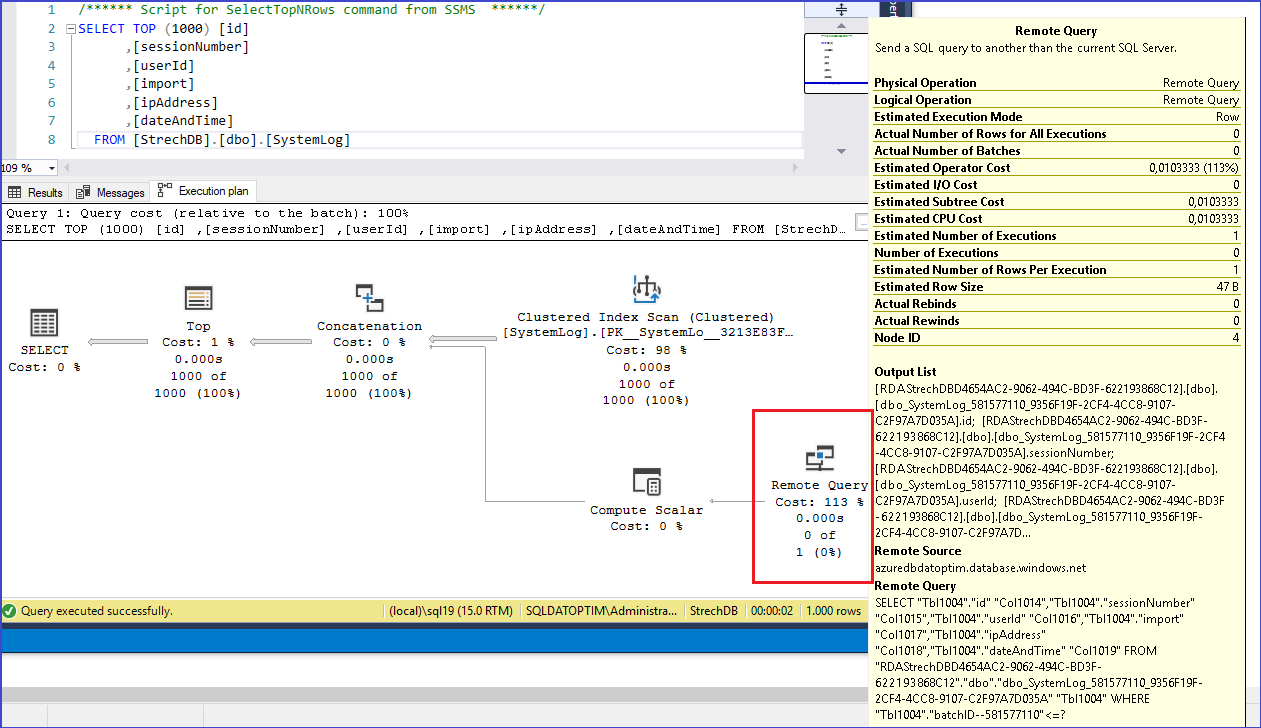 Configurar Stretch Database en SQL Server - DATOPTIM