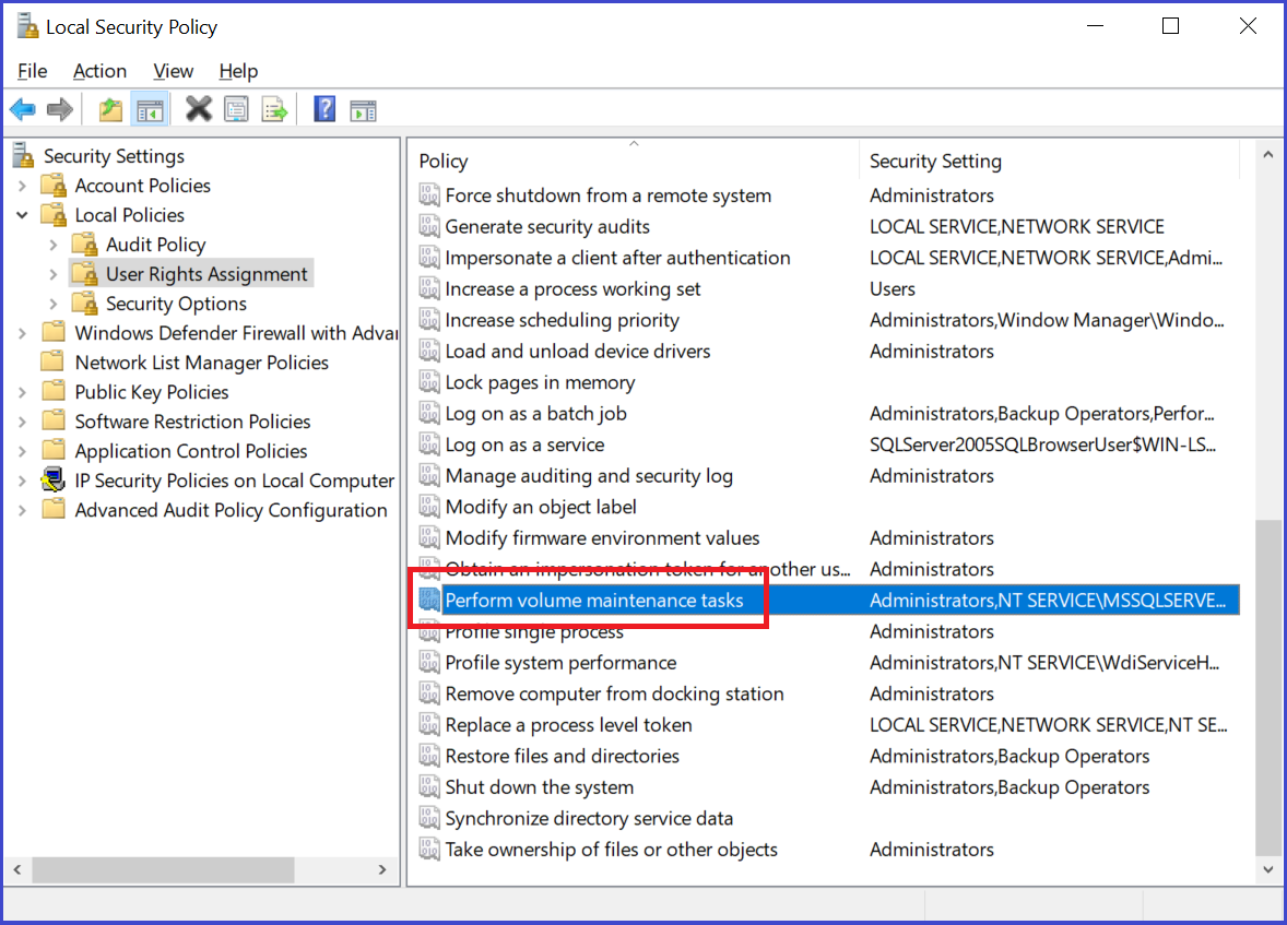 Qué es Instant File Initialization en SQL Server - DATOPTIM