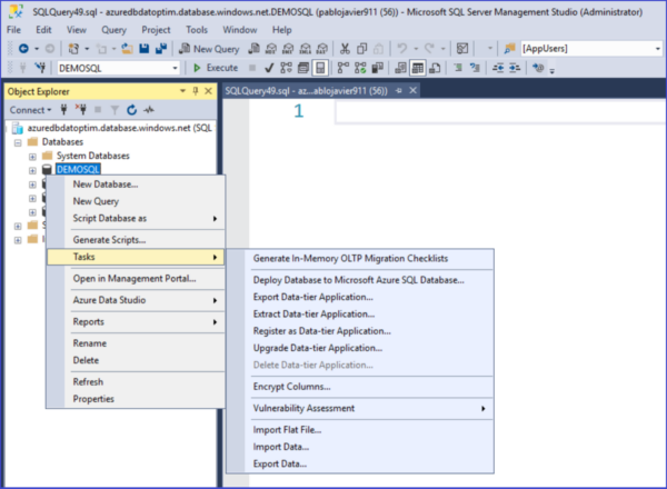 Cómo obtener respaldos en Azure SQL Database - DATOPTIM