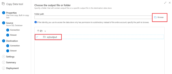 Exportar tablas de Azure SQL Database a Azure Storage - DATOPTIM
